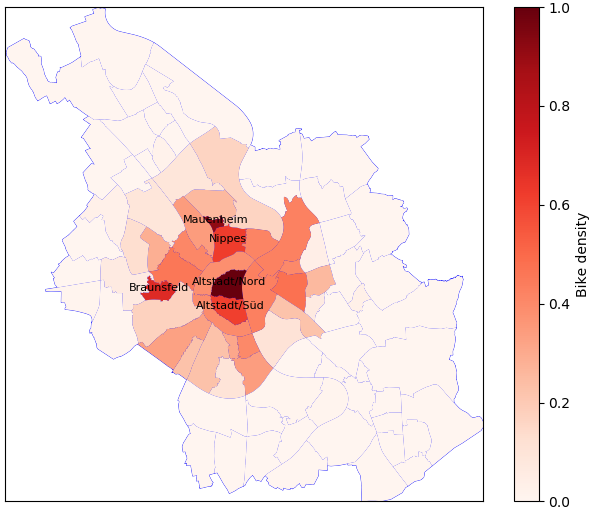 Investigating bike rentals in Cologne - Part 2: Map visualization ...